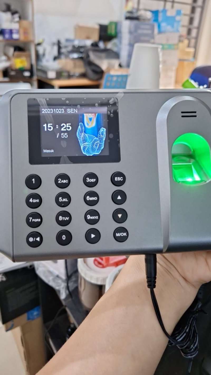 Promo Mesin Absensi Fingerprint Stand Alone Lx305 Tahun Sale Diskon 9% ...