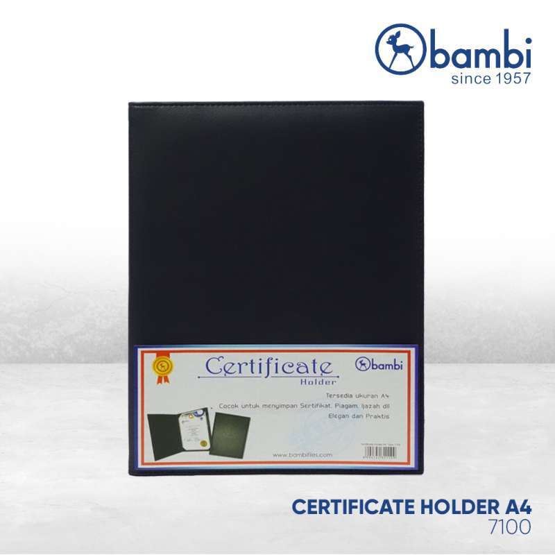 Promo Map Sertifikat - Cover Sertifikat/ Certificate Holder ...