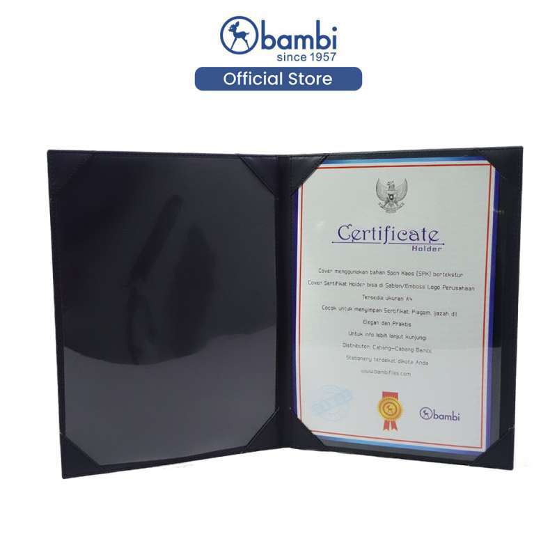 Promo Map Sertifikat - Cover Sertifikat/ Certificate Holder ...