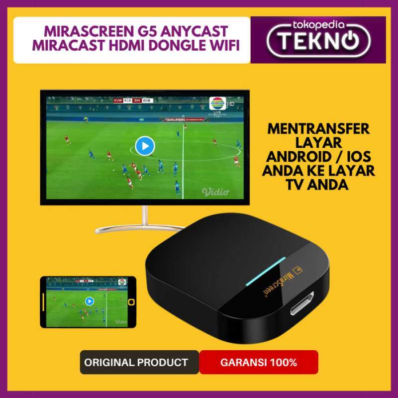 Promo Anycast Miracast Hdmi Dongle Wifi Alat Penyambung Laptop Tablet ...