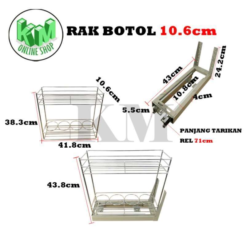 Jual rak botol dan bumbu..rak kitchen set botol di Seller Retail Indo ...