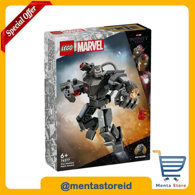Promo LEGO Marvel 76277 War Machine Mech Armor Diskon 20% di Seller ...