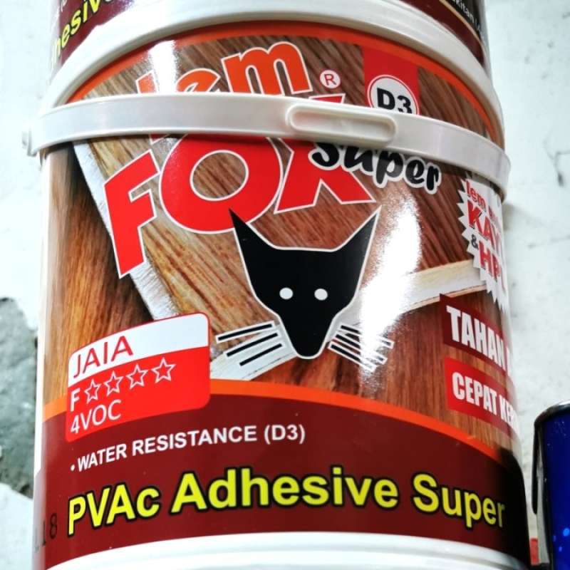 Promo Lem Fox putih super D3 4kg water resistance Diskon 23% di Seller Rhmd - Cengkareng Barat ...