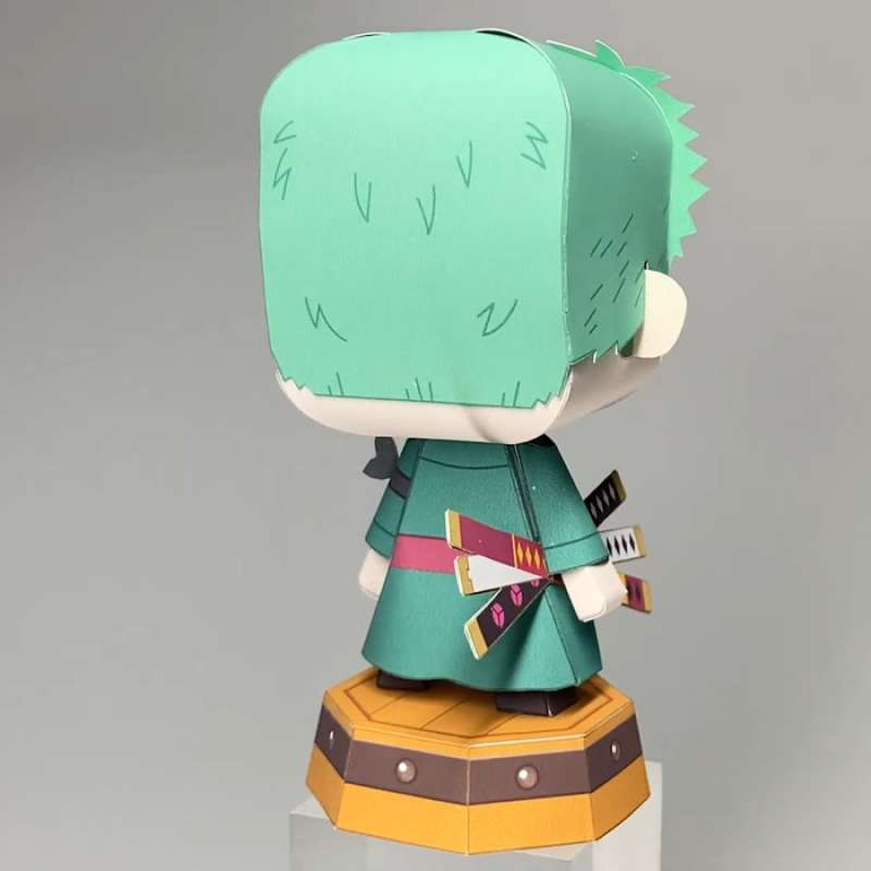 Promo CHIBI RORONOA ZORO ONE PIECE PAPERCRAFT - LUTOFIA Diskon 50% di ...