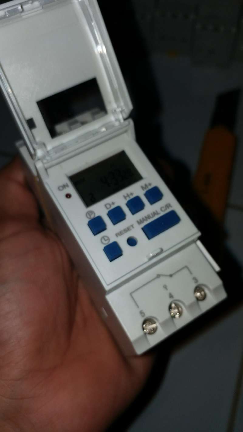 Promo Programmable Digital Timer Switch Din Rail / Timer Digital 220v ...