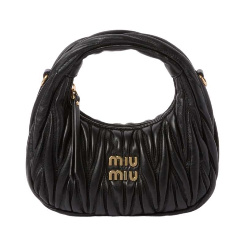 Jual Miu Miu Wander Matelasse Nappa Leather Hobo Mini Bag Black Di Seller Voila.id - Kebayoran ...