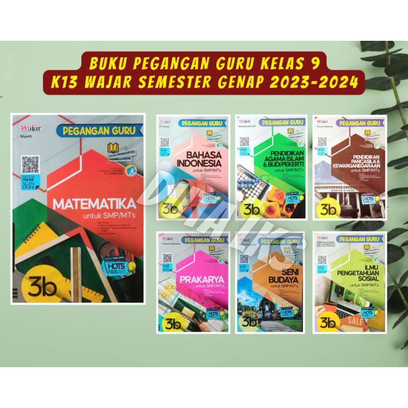 Jual Buku Pegangan Guru (PG) SMP/MTS Kelas 9 Wajar - K13 Semester Genap 2023/2024 - Prakarya di ...
