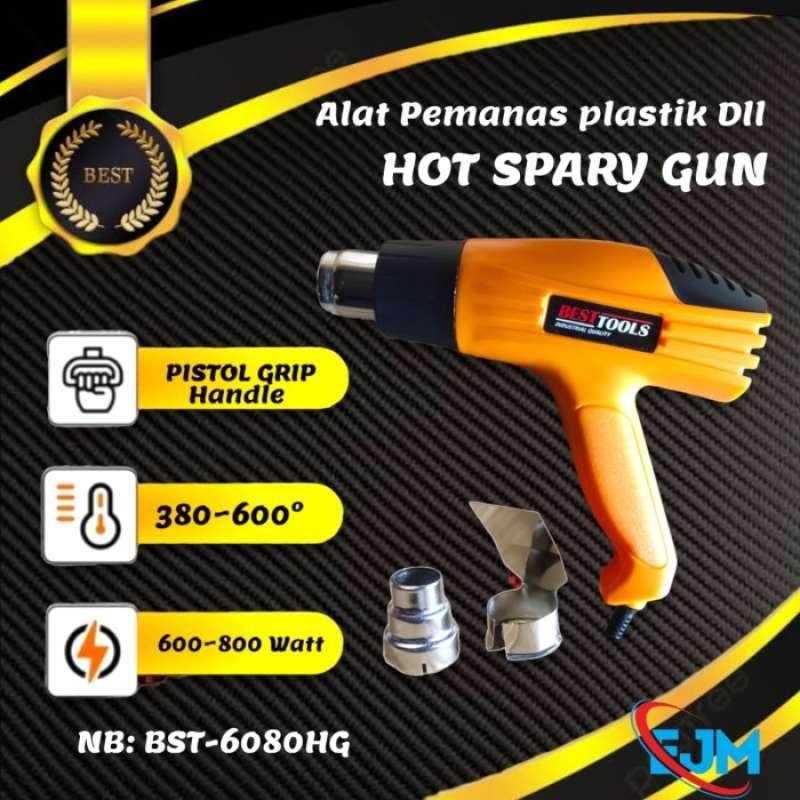 Promo Hot Gun Hot Air Gun Heat Gun Pemanas Plastik Skotlet Heat Gun ...