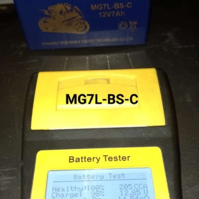 Promo Aki Motor Yamaha Xmax Dynavolt Nano Gel MG7L-BS-C 12V7AH Original GARANSI Diskon 1% di ...