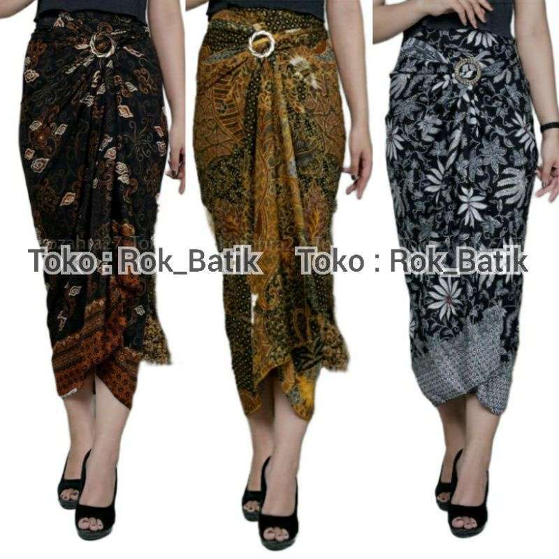 Promo (50 Motif) Rok Lilit Batik Bawahan Kebaya Modern Rok Serut Batik ...