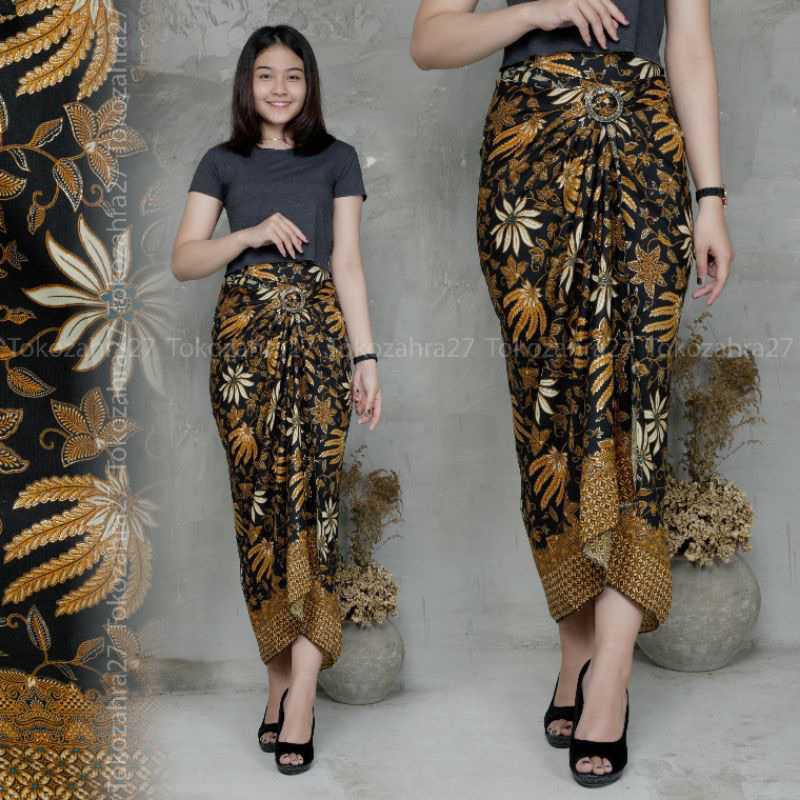 Promo (50 Motif) Rok Lilit Batik Bawahan Kebaya Modern Rok Serut Batik ...