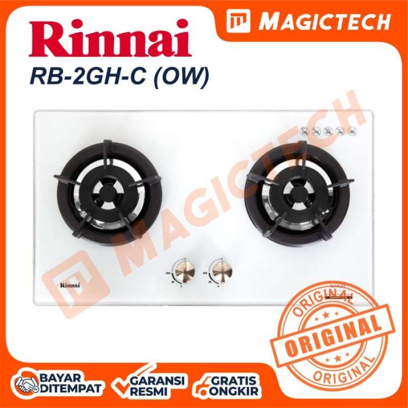 Jual Kompor Tanam Rinnai 2 Tungku Rb-2gh-c (ow) - Putih Di Seller Magictech - Jet Elektronik ...