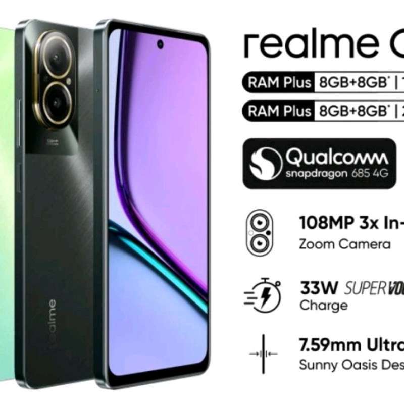 Jual REALME C67 RAM 8/256 GB (8GB + 8GB RAM EKSPANSION) GARANSI RESMI ...