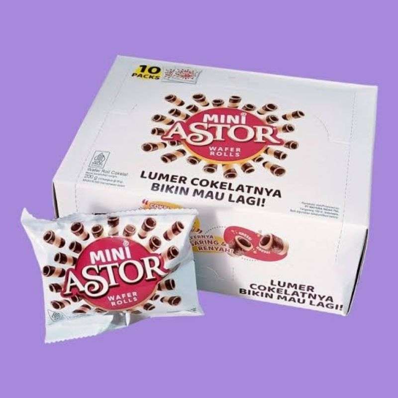 Promo Mini Astor Snack Rasa Cokelat [10pcsx20gr/box] Diskon 9% Di ...