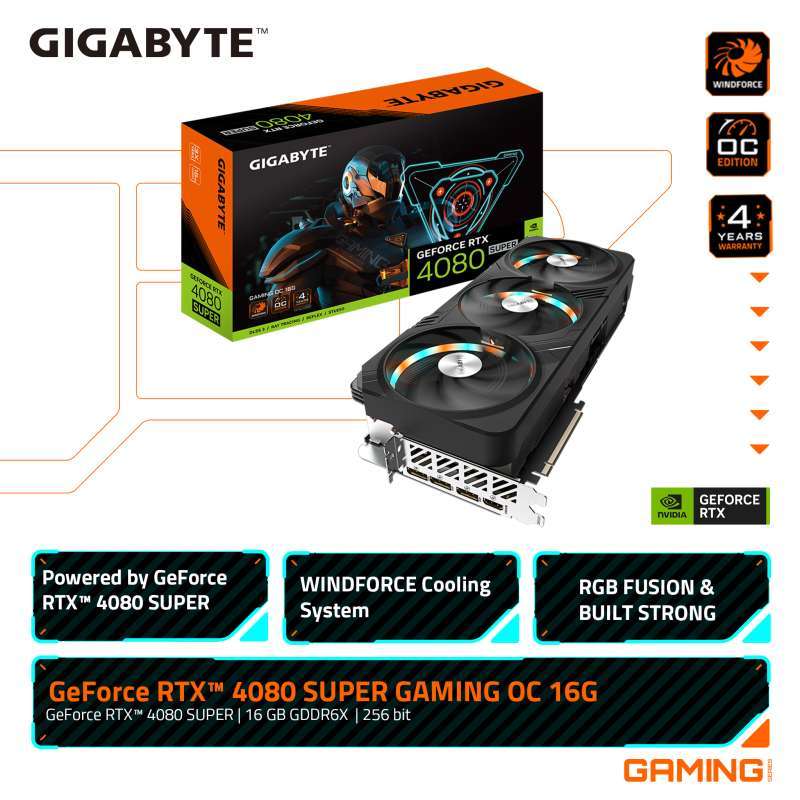 Jual Gigabyte GeForce RTX 4080 SUPER GAMING OC 16G di Seller Gigabyte ...
