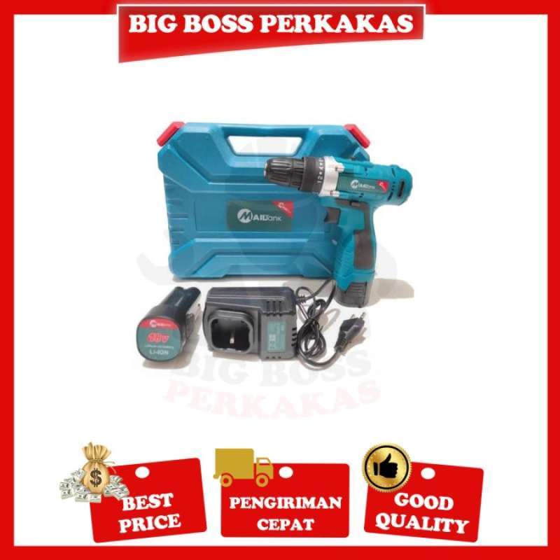 Promo Mesin Bor Baterai Tembok Cordless Drill 18V SH189 MAILTANK / BOR ...