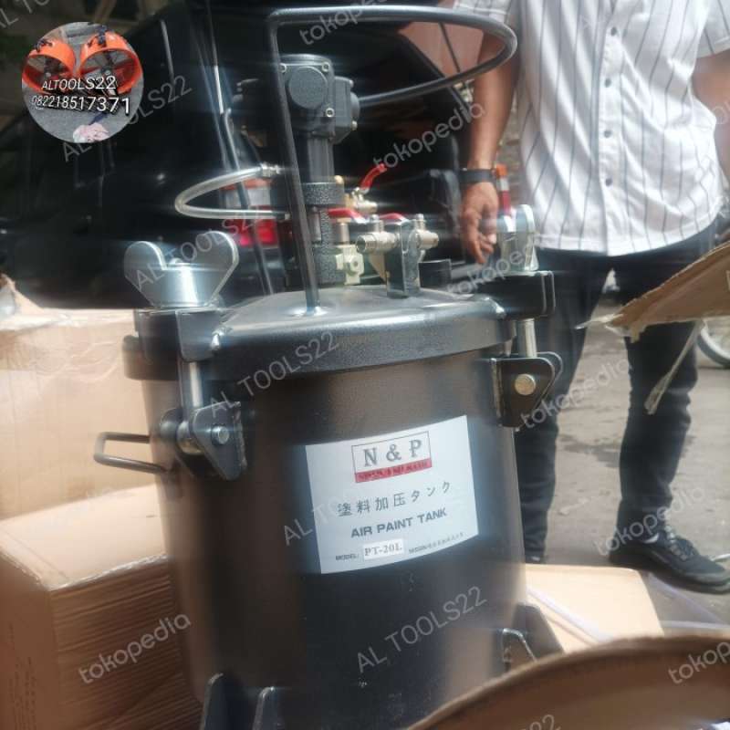Promo PAINT POT ALAT PENGADUK CAT 20 LITER N&P Diskon 23% di Seller ...