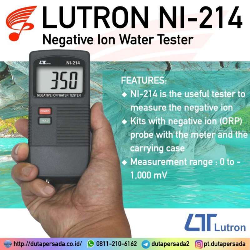 Promo Lutron NI-214 Negative Ion Water Tester - Alkali Meter Diskon 23% ...