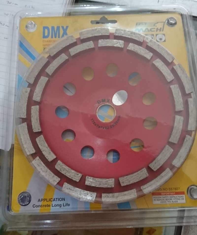 Promo Diamond Cup Grinding Wheel 7 IN DMX MATA POLES BETON Double ...