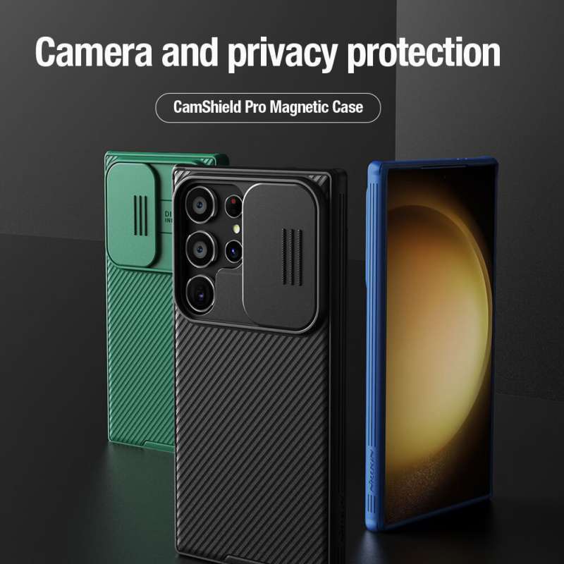 Jual Case Samsung Galaxy S24/Ultra/Plus Nillkin CamShield Pro Camera Cover Slide Casing - Deep ...