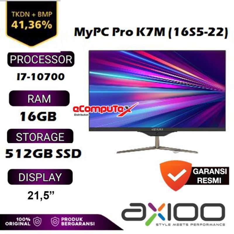 Jual MINI PC AXIOO MYPC PRO K7M (16S5-22) i7-11700 16GB 512GB SSD 21.5 ...