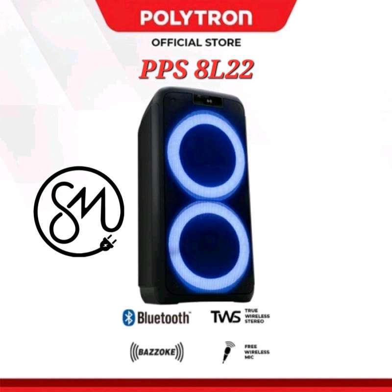 Promo Speaker Polytron Party Box Pps 8l22 Portable Bluetooth Pps8l22 ...