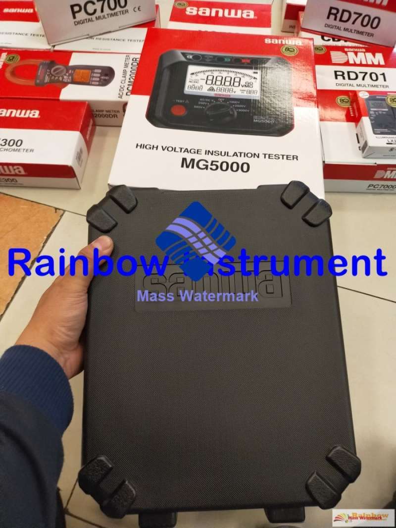 Promo SANWA MG5000 DIGITAL INSULATION TESTER HIGH VOLTAGE MG 5000 ...