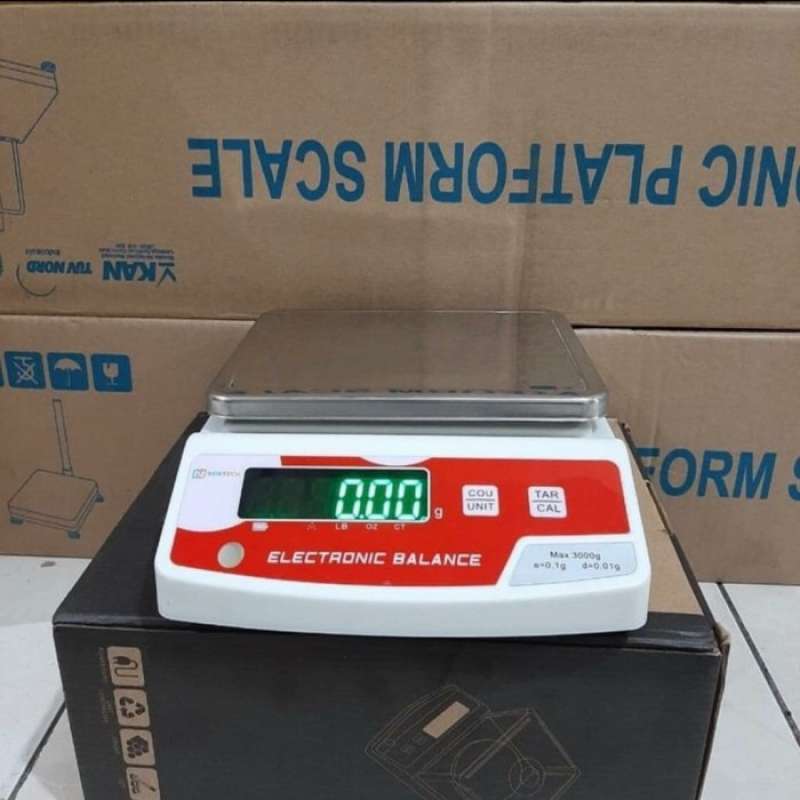 Promo SALE TIMBANGAN EMAS TIMBANGAN LABORATORIUM 3000X 0,01GRAM TIMBANGAN 3KG Diskon 50% di ...