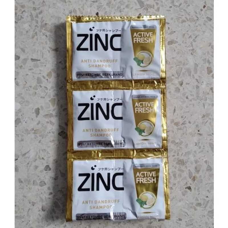 Jual Shampo Zinc Anti Dandruff Sachet - Active Fresh (kuning) Di Seller ...