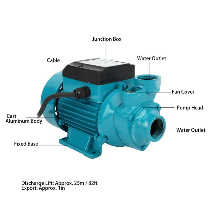 Promo Pompa air DC pompa solar panel 12V 24V 180W STEC - QB-60 24V ...