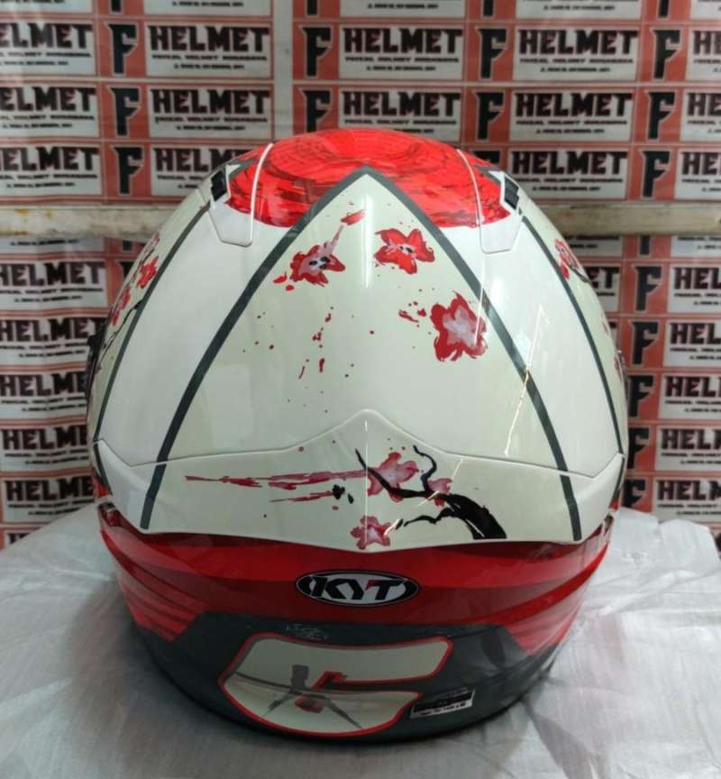Jual KYT NFJ / HELM KYT NF-J Xavi Sakura Rep ORIGINAL di Seller FAIZAL ...