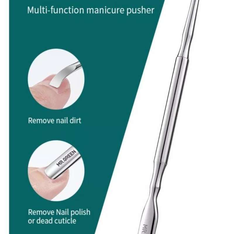 Jual Mr Green Cuticle Nipper Pusher Kultikula Tebal Tang Kuku Solingen ...