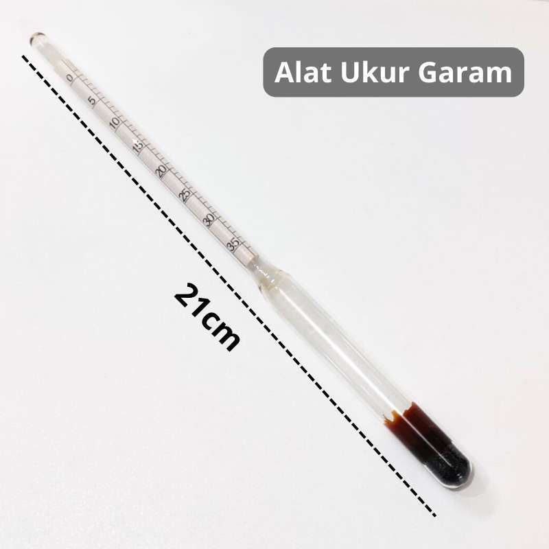 Jual Hidrometer Hydrometer Alat Ukur Kadar Garam Baume Salino Meter / Salinometer 0-35 di Seller ...