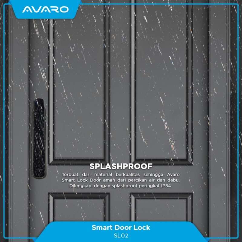 Promo AVARO SL02 SMART DOOR LOCK HANDLE RFID FINGERPRINT CAMERA FACE - Diskon 50% di Seller ...