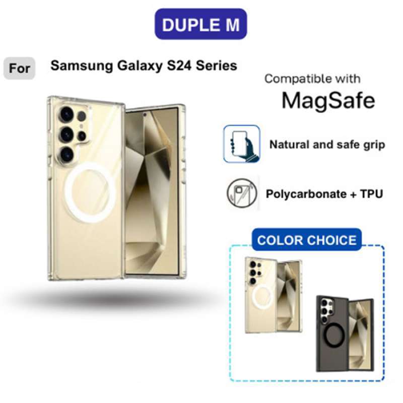 Promo Case Samsung Galaxy S24 Ultra Plus ARAREE DUPLE M Magsafe ...