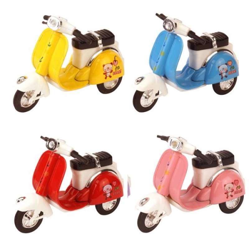 Jual Mainan Sepeda Motor Vespa Mini Bike Roda Tiga Bisa Untuk Hadiah ...