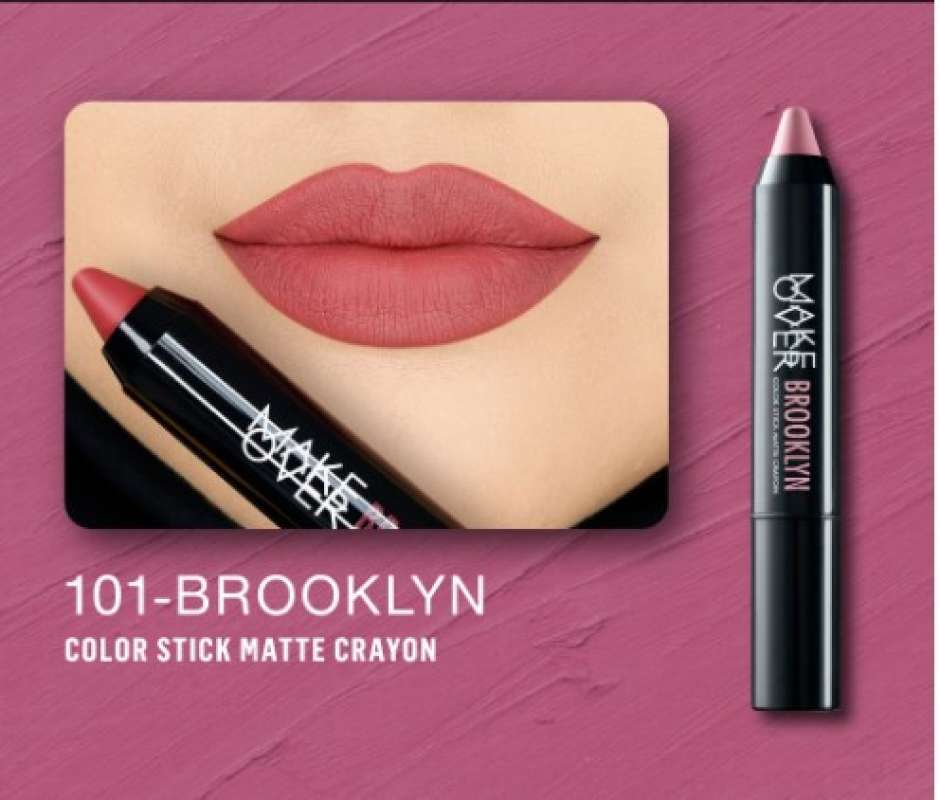 Promo MAKE OVER Color Stick Matte Crayon 2.6gr - 101 Brooklyn Diskon 25 ...
