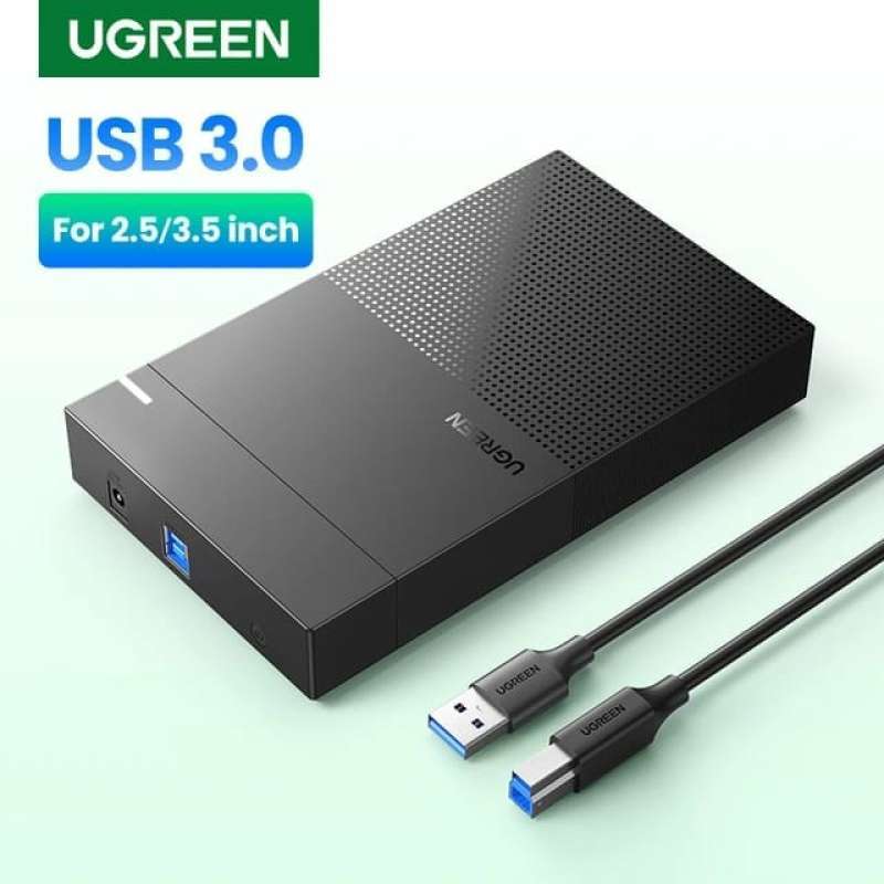 Jual Ugreen USB 3.0 hardisk 3,5inch SATA Enclosure Adaptor US plug ...
