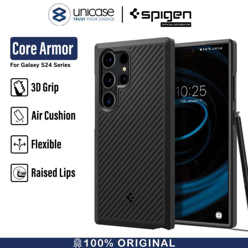 Promo CASE GALAXY S24 ULTRA PLUS SPIGEN CORE ARMOR SOFT COVER CASING Diskon 50% di Seller ...