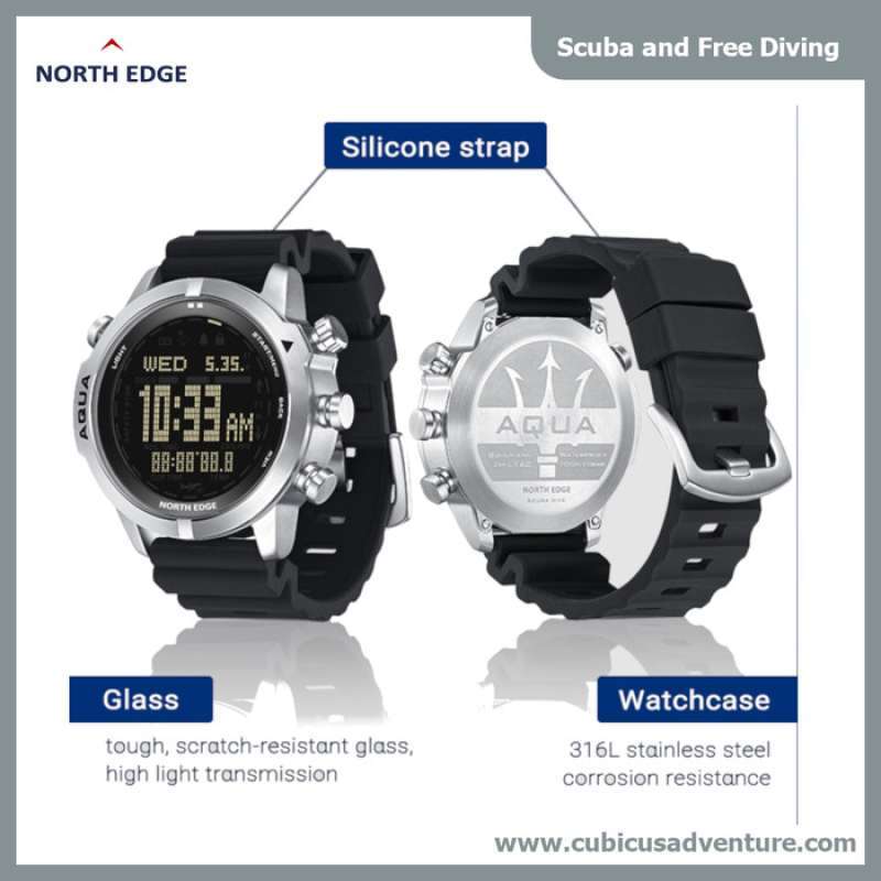 Promo DIVE COMPUTER NORTH EDGE AQUA - SCUBA DIVING FREEDIVING NITROX ...