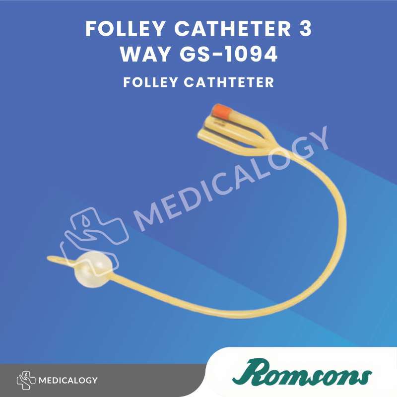Jual Romsons Foley Catheter 3 Way Gs-1094 Selang Kencing Urin Kateter ...
