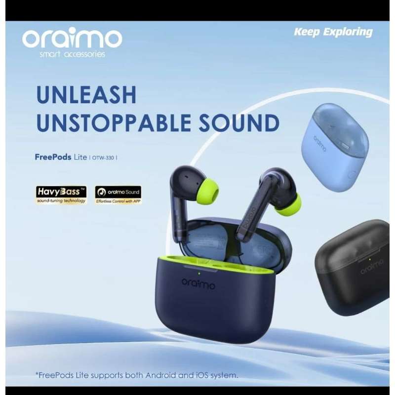Jual Oraimo Wireless Headset Bluetooth Earphone TWS Earbuds True ...