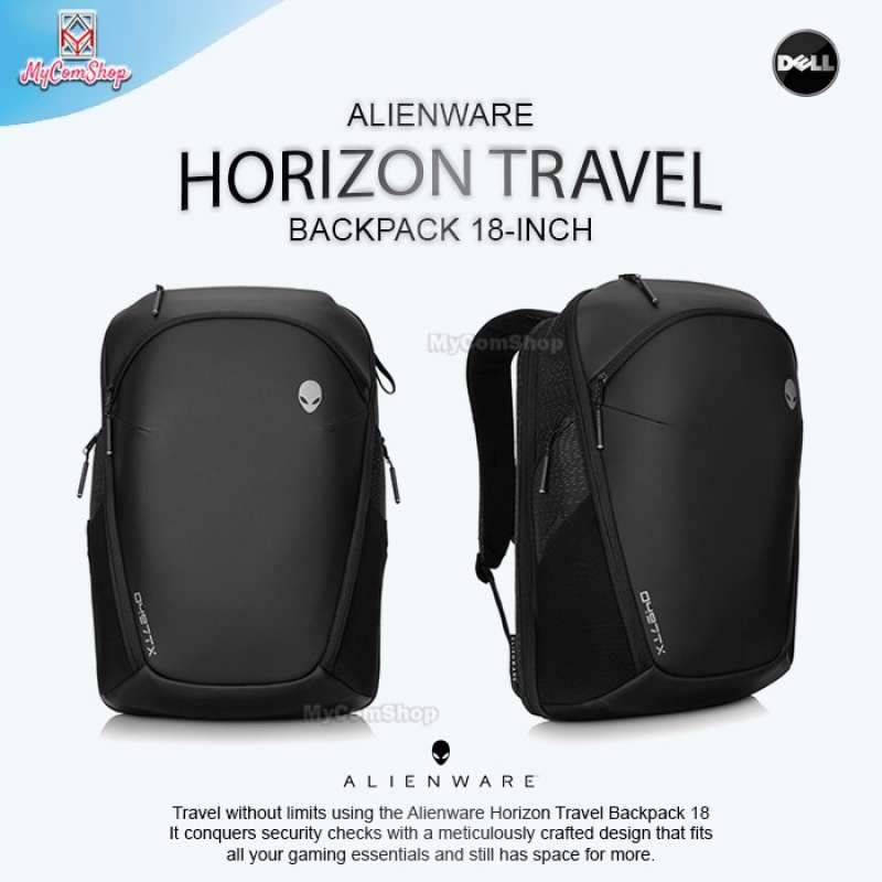 Jual Dell Alienware Horizon Travel Backpack Gaming For Laptop 18-inch ...