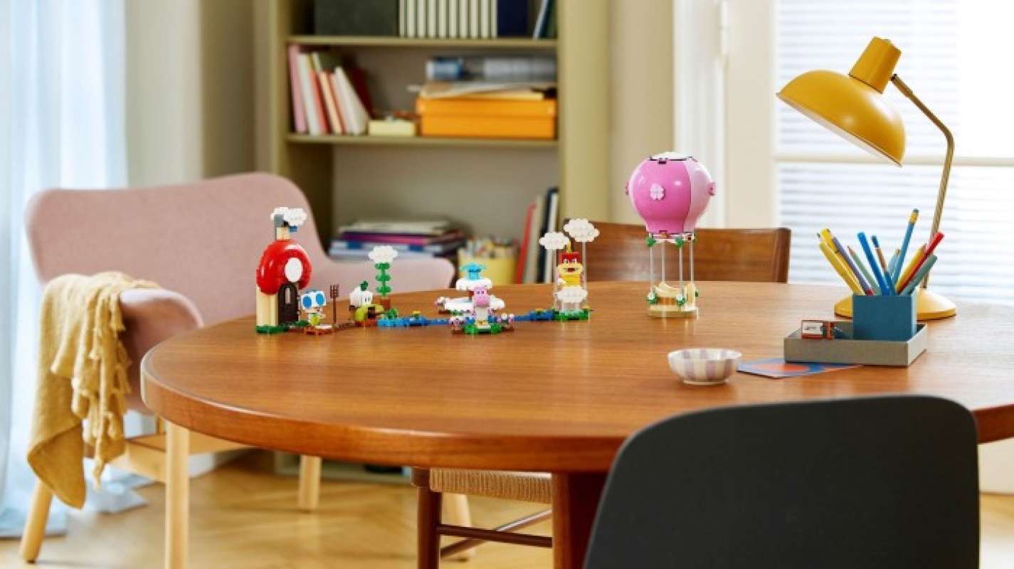 Jual LEGO Original SUPER MARIO 71419 Peach Garden Balloon Ride Mainan ...