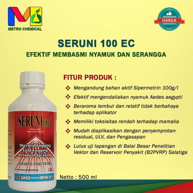 Promo SERUNI 100 EC Efektif Mengendalikan Nyamuk dan Serangga Diskon 23 ...