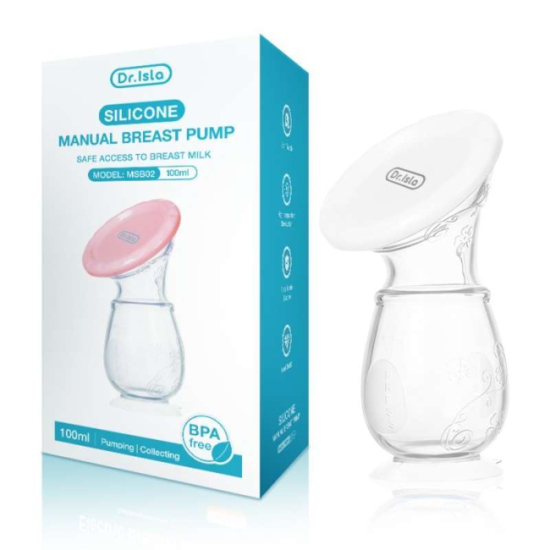 Promo Dr.isla MSB02 Silicone BreastPump Pompa ASI Manual Milk Saver ...