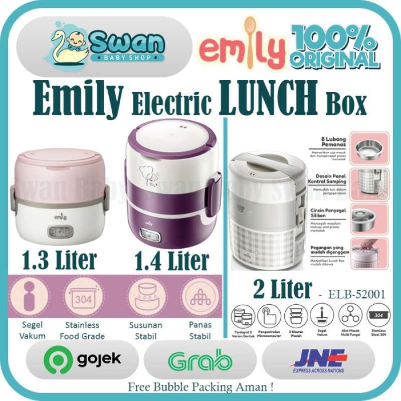 Promo Sale Emily Electric Lunch Box / Penghangat Makanan Bayi / Bekal ...