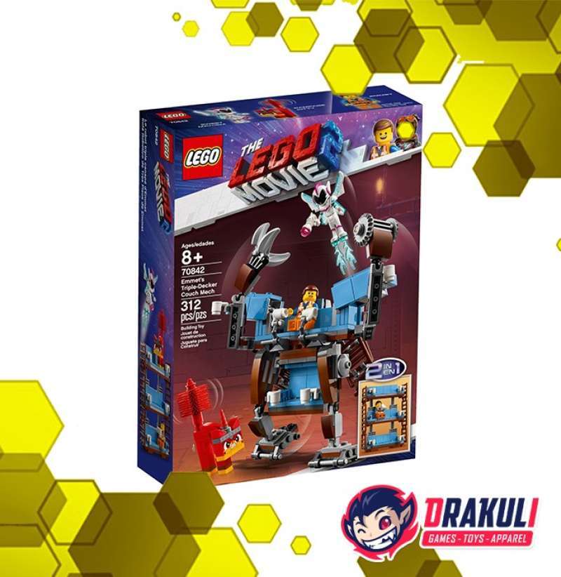 Jual Toys LEGO The Movie 2 Emmet's Triple-Decker Couch Mech 70842 di ...
