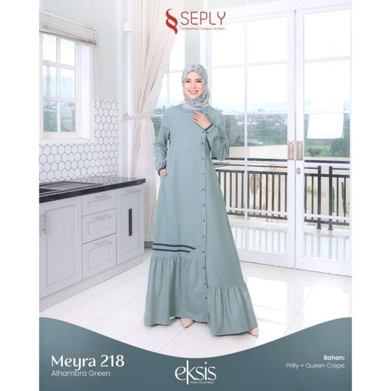 Jual EKSIS 256 ALHAMBRA GREEN SEPLY ORIGINAL GAMIS DEWASA MEYRA 218 ...