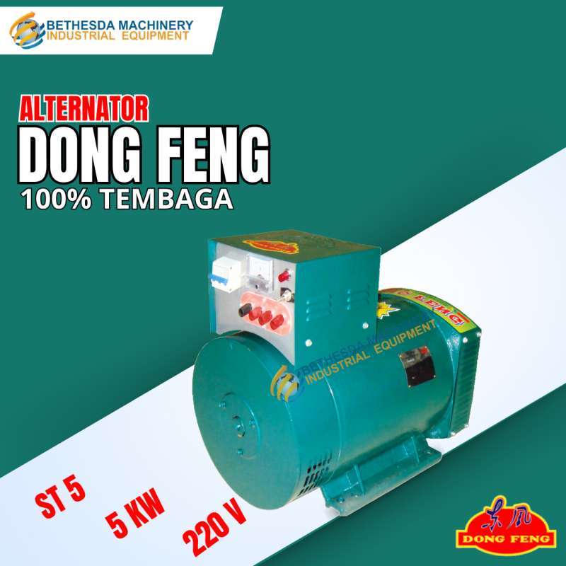 Jual Dongfeng Generator Prima STC 5 5000 Watt 1 Phase di Seller ...